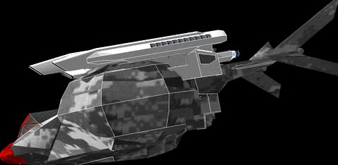 Falcon class HR-2227D 'Velociraptor' Dropship 3d model