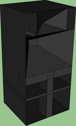 martin audio h3+ 3d model