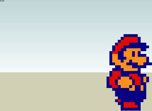 Mario from super mario bros. 2 (from prototype game) 3d model