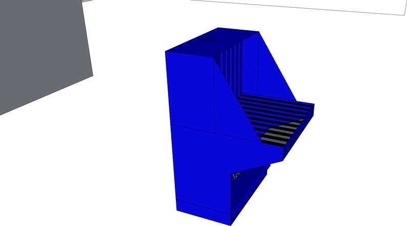 Welding and grinding table Nederman 3d model
