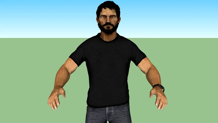 Joel miller 3d model