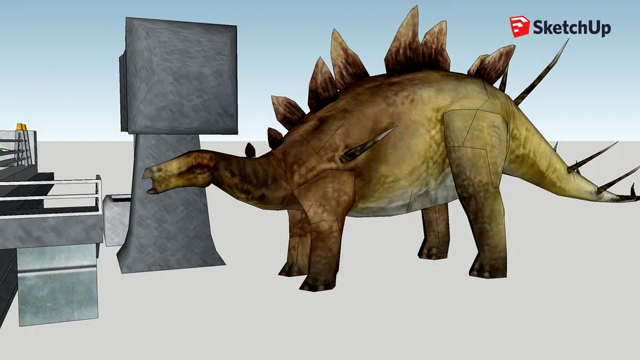 kentrosaurus hatchery 3d model