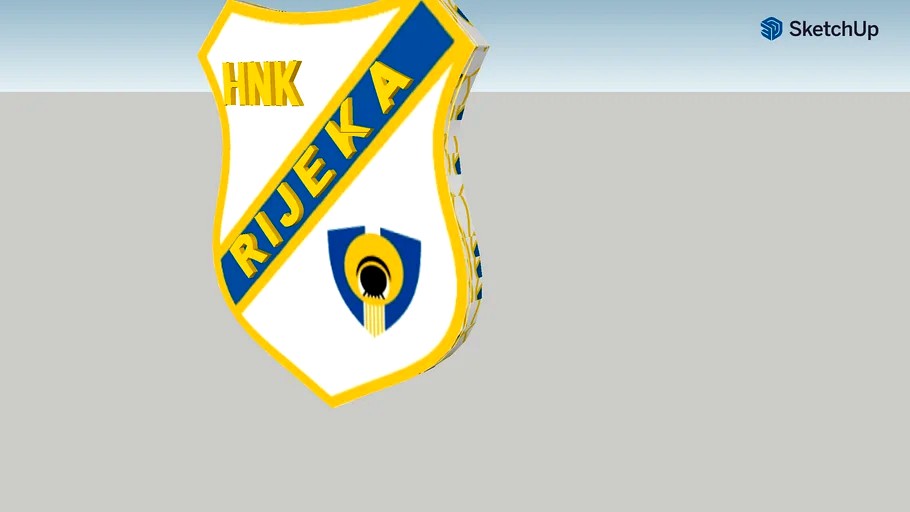 LOGO HNK Rijeka 3d model