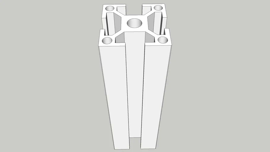 Aluminium Profile 30x30 3d model