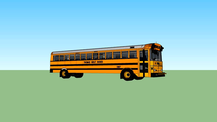 1997 Thomas (Saf-T-Liner MVP-ER) school bus (84 passenger) (Type 'D ...