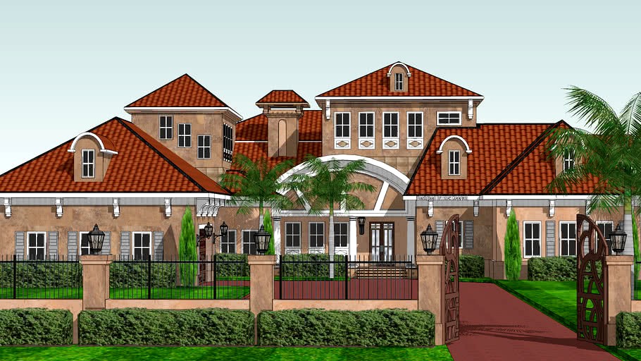 LARGE ESTATE, By Alex Keegan 3d model