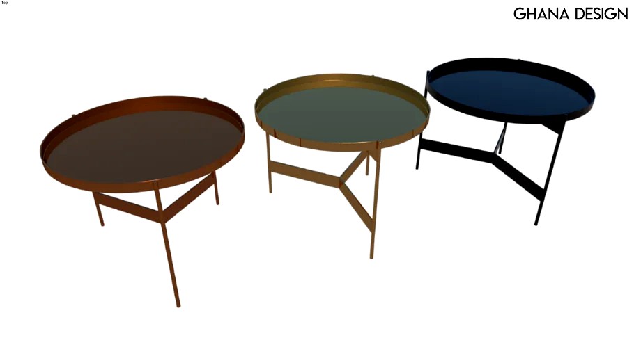 Abaco Coffee Tables 3d model
