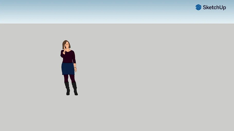 The second-season Double Jeopardy! set. 3d model