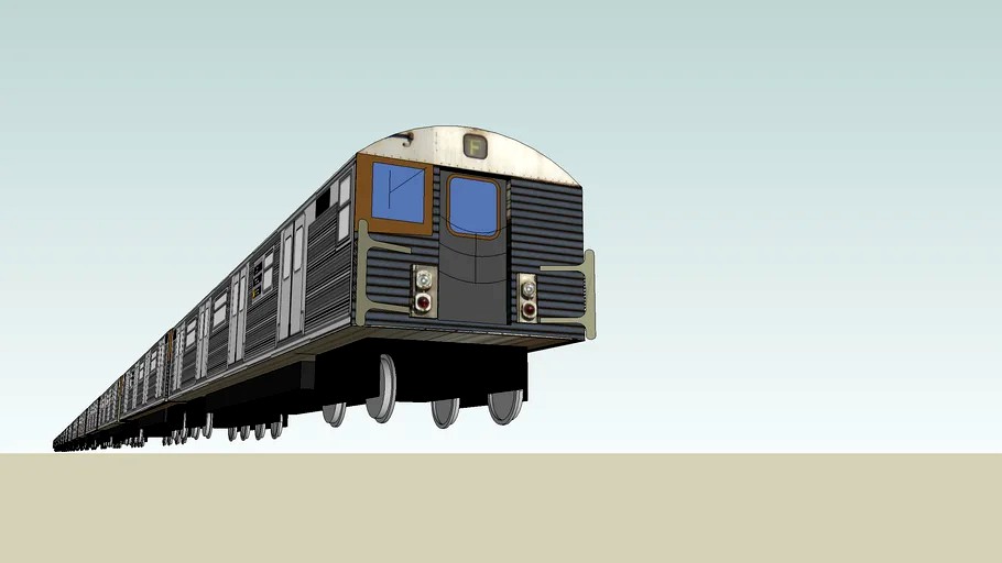 R32 Subway Car 3d model