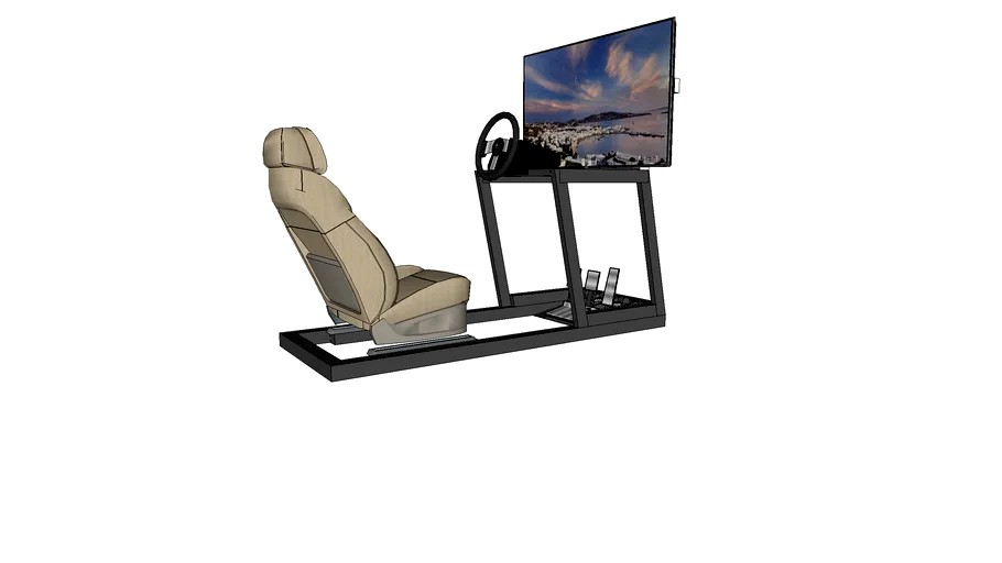 Metal Sim Rig 3d model