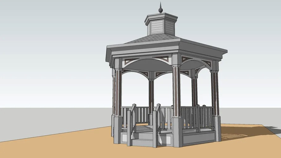 bandstand 3d model