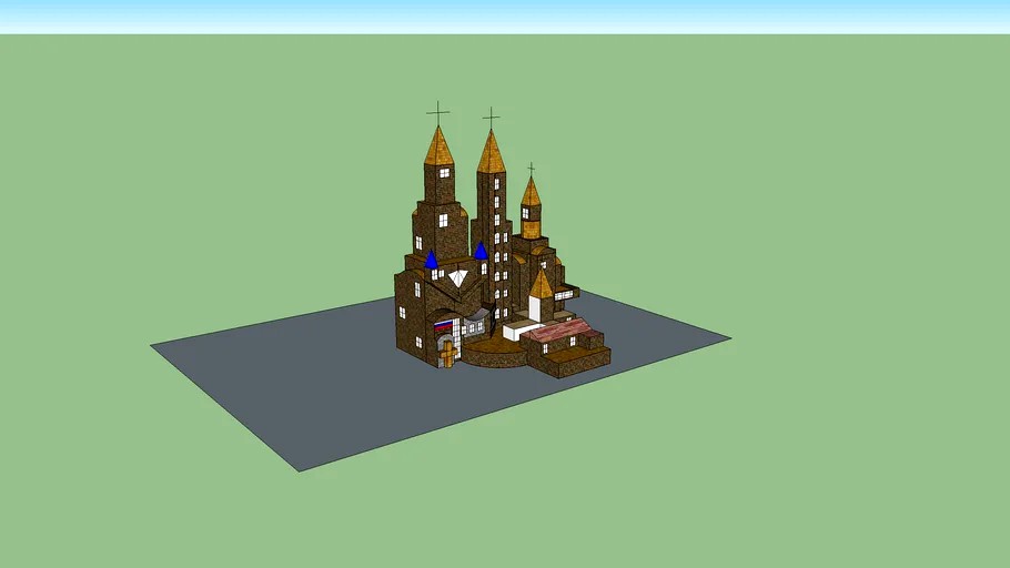 церковь 3D Warehouse model