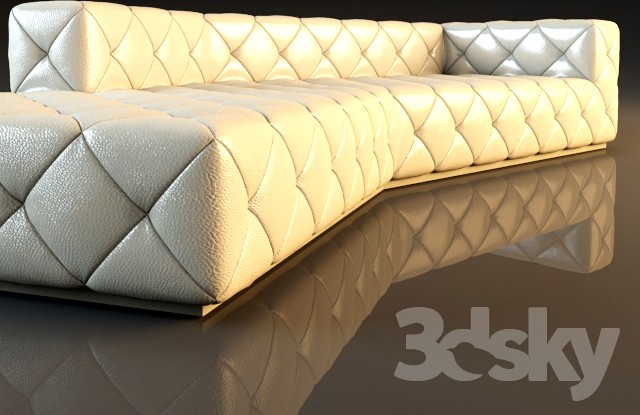 Sofa Capitone 3d model