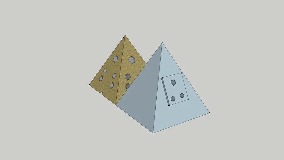 Pyramid Extension Cord 3d model