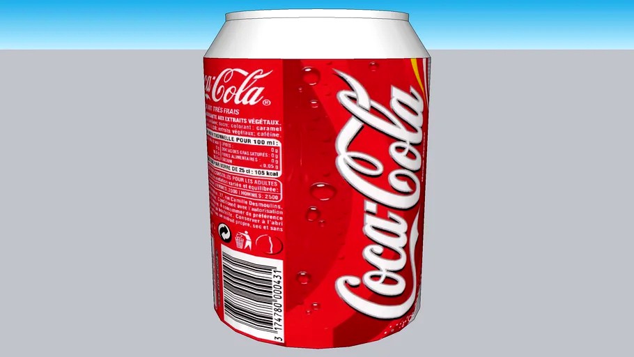 Diseñando con Sketchup (Lata) 3d model