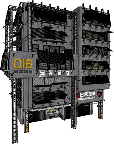 KILLZONE Helghast Building model 5 3d