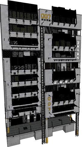KILLZONE Helghast Building model 2 3d