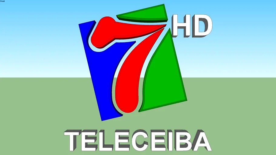 Teleceiba logo 3d model