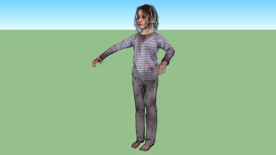 Resident Evil 2 Remake - emma kendo 3d model