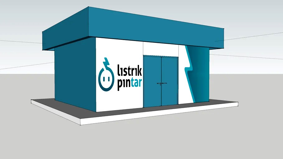 GARDU PLN 6m x 5m 3d model