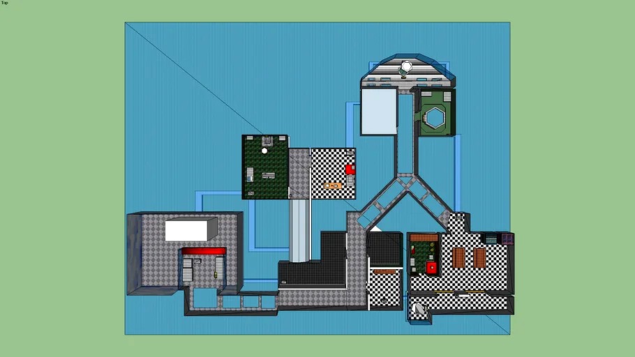 Mira HQ (Among Us Stage) 3d model