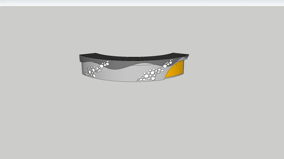 futuristic counter 3d model