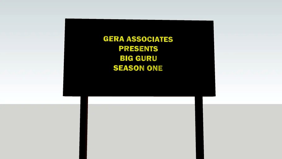 BIG GURU - Season One 3d model
