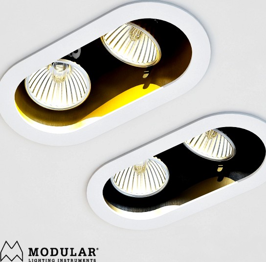 Modular, Duell recessed, Nr 11070529 3d model