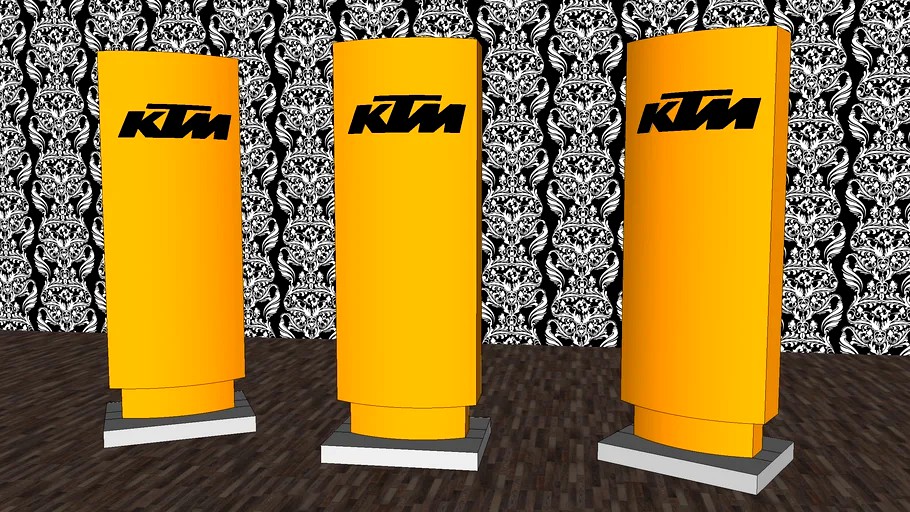 DISPLAY KTM Designer in Speedart 3d model