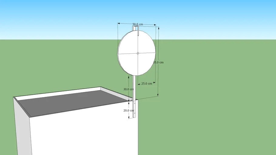Spinning Wheel Display 3d model