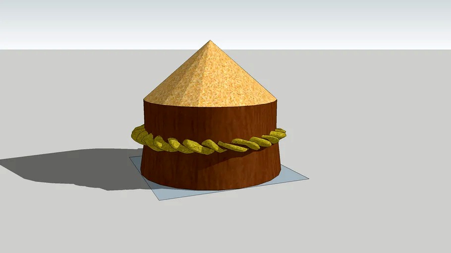 Coc Wall lvl 1 3d model