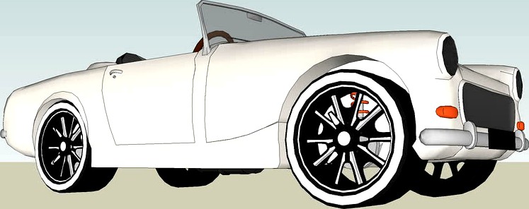 MG Midget 3d model