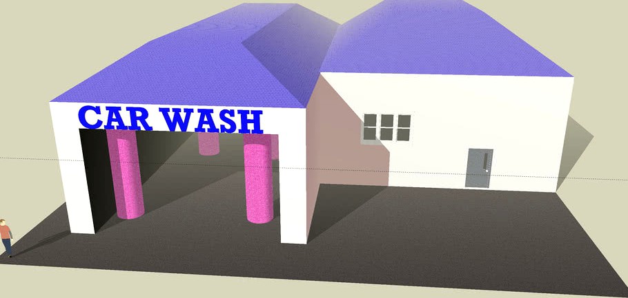 Car Wash 3d model