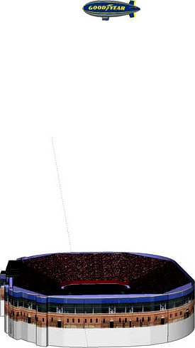 Michigan Stadium 3d model