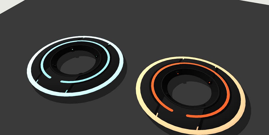 Tron Discs 3d model