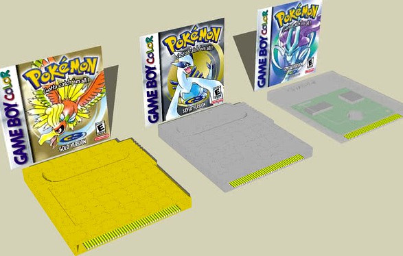Gameboy Game Pak Series 2 - Pokemon Gen. 2 3d model
