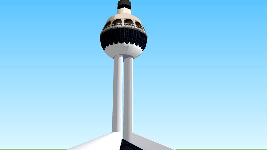 منارة ميناء جدة الاسلامي - Lighthouse of Jeddah Islamic Port 3d model
