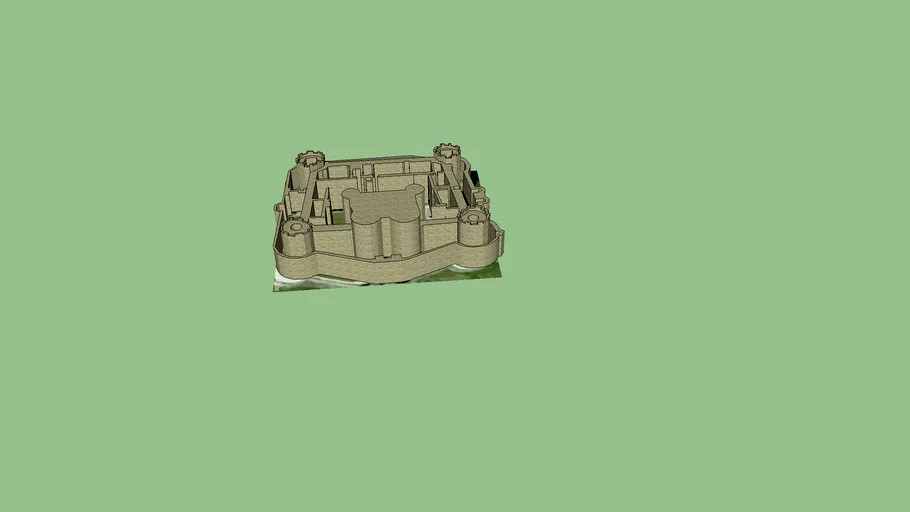 Harlech Castle 3d model