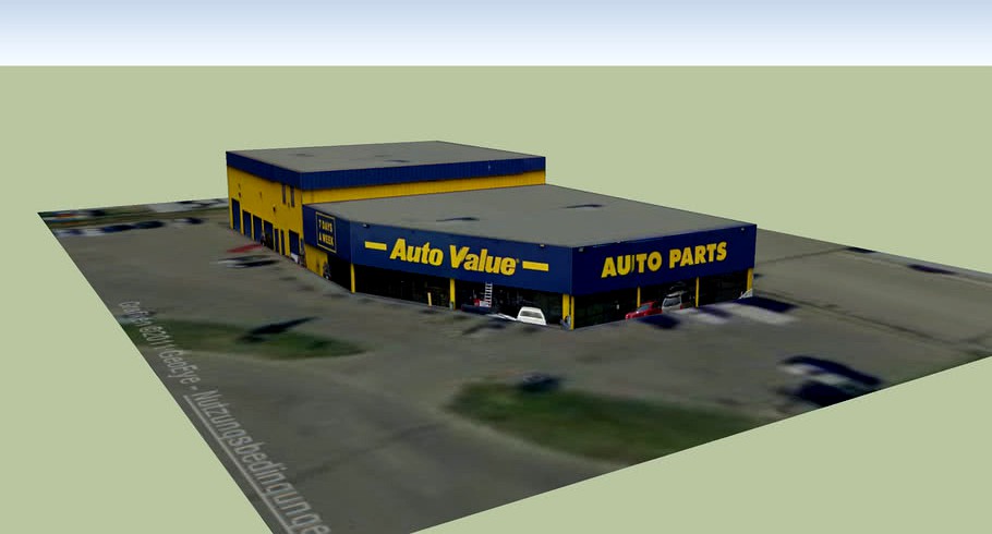Calgary Auto Value Auto Parts 3d model