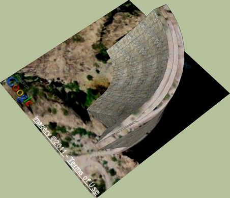 Spaulding Dam 3d model
