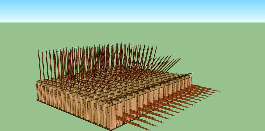 Phalanx formation 3d model
