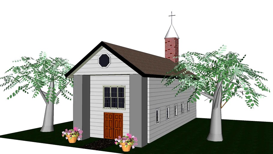 Chapel 3d model
