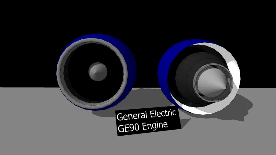 General Electric GE90 3d model