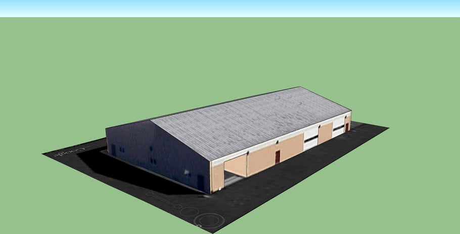 Parks & Facilities shed 3d model