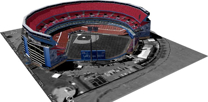 Shea Stadium 3d model