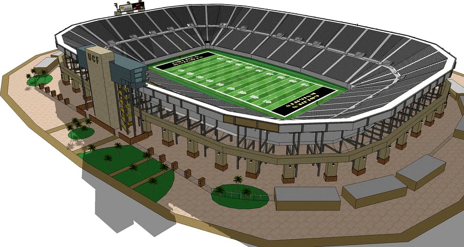 UCF Stadium 3d model