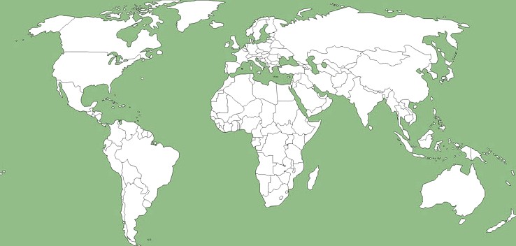 World Map Updated 2012 3d model