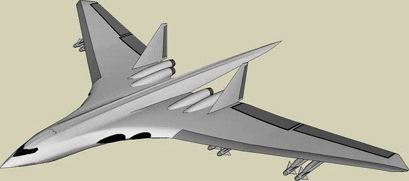 B-3 hyperbomber 3d model