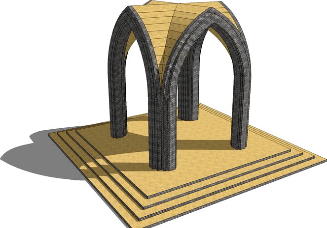 Aboboda Cruzada (Gotico) 3d model