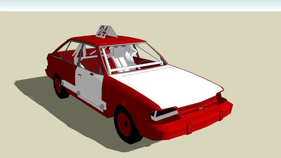 Stock Car Banger 3d model
